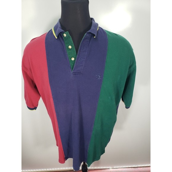 Duck Head | Shirts | Vintage Duck Head Polo Shirt Striped Color Block ...